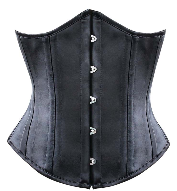 Waist Training Corset Underbust 26 Steel Bones Cincher Double Steel