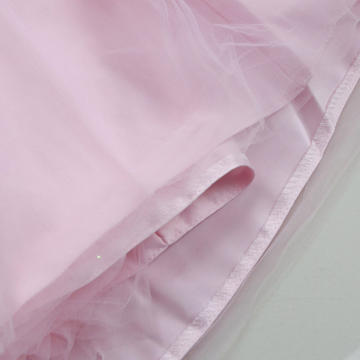 Beautiful Flower Silk Ribbon Princess Dress N9483