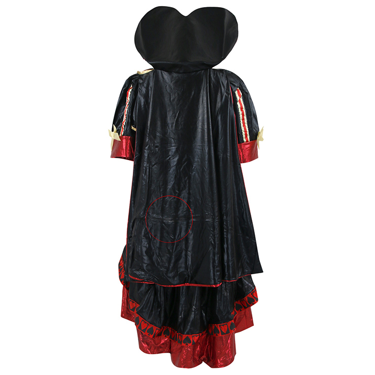 Deluxe Heartless Queen Costume with A Little Defect N16409