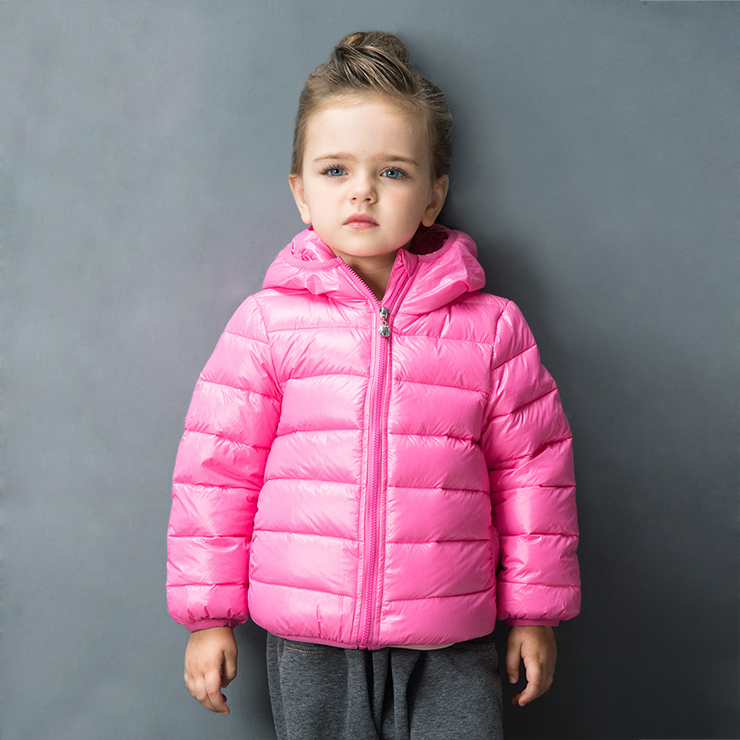 Girls Hooded Puffer Jacket N12332