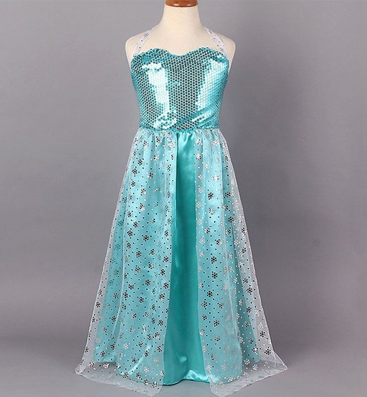Gorgeous Frozen Bling Princess Costume N8963
