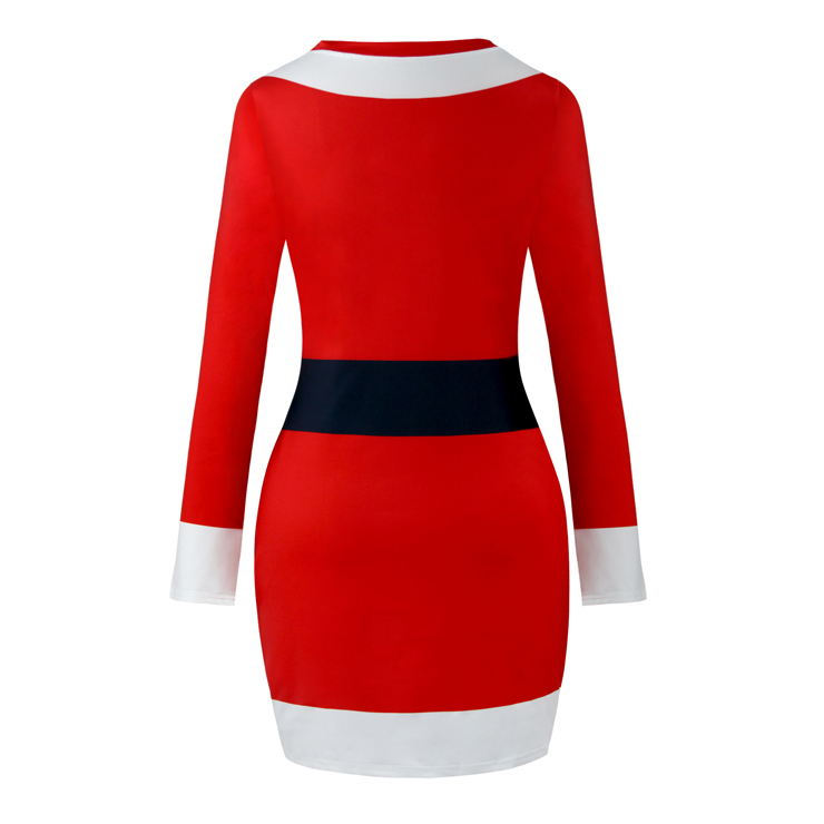 Women's Christmas Round Neck Long Sleeve Christmas Costume Print ...