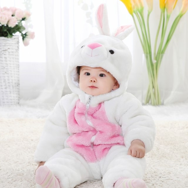 Three Layers Little White Rabbit Jumpsuit N6275