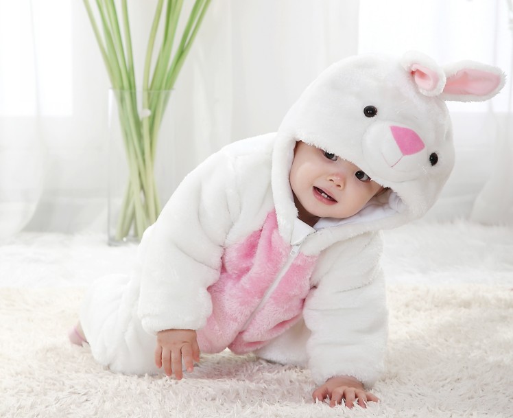 Three Layers Little White Rabbit Jumpsuit N6275