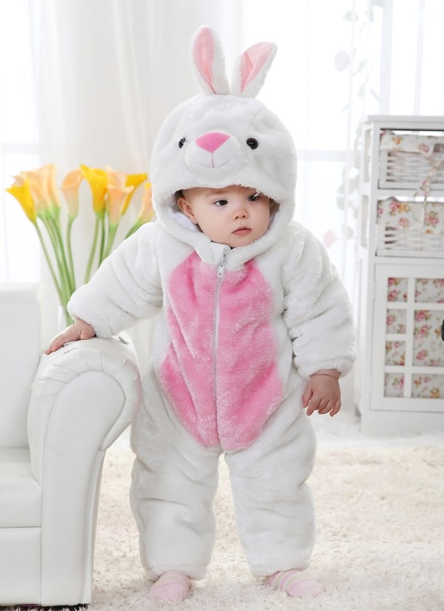 Three Layers Little White Rabbit Jumpsuit N6275